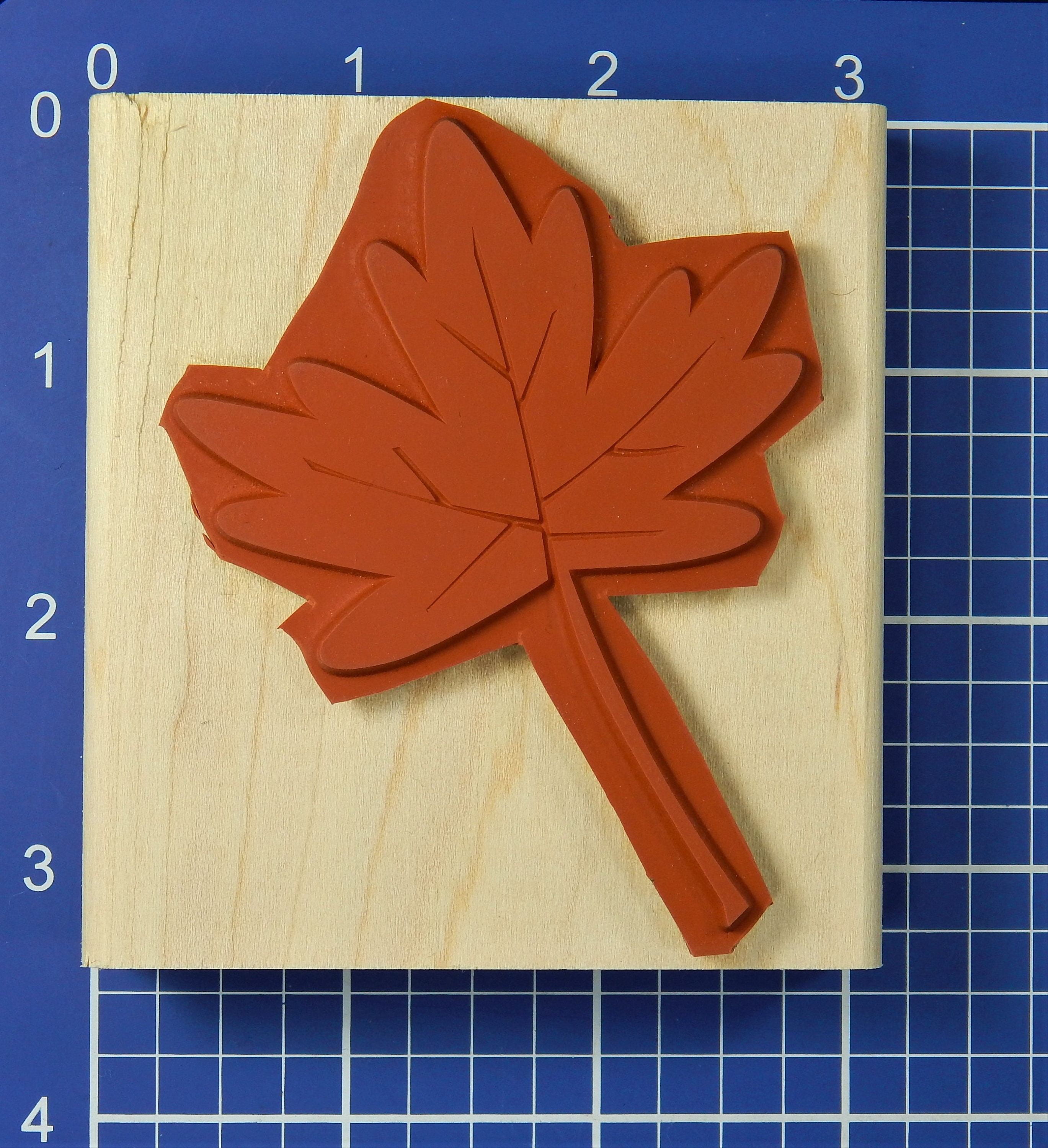 MAPLE LEAF, Wood Mounted Rubber Stamp, Stampin' Up! - Etsy