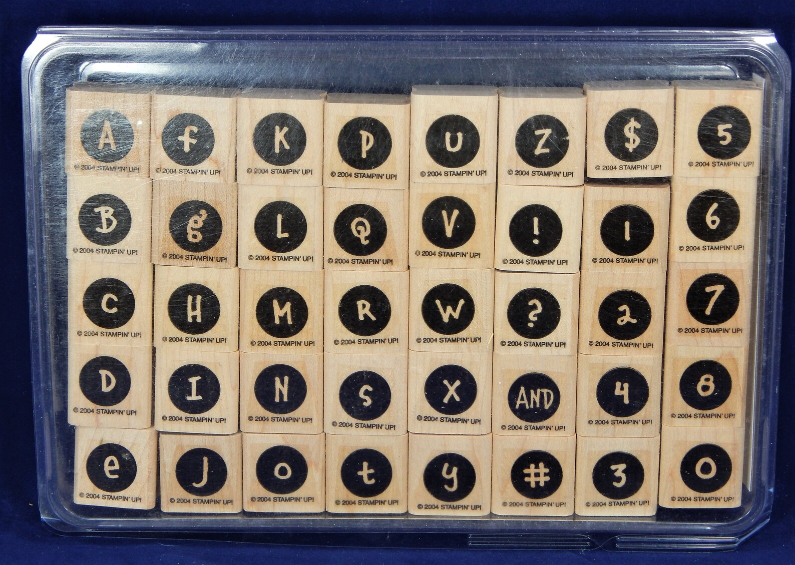 ALPHADOTS and NUMBERS, Rubber Stamps, Stampin' Up - Etsy