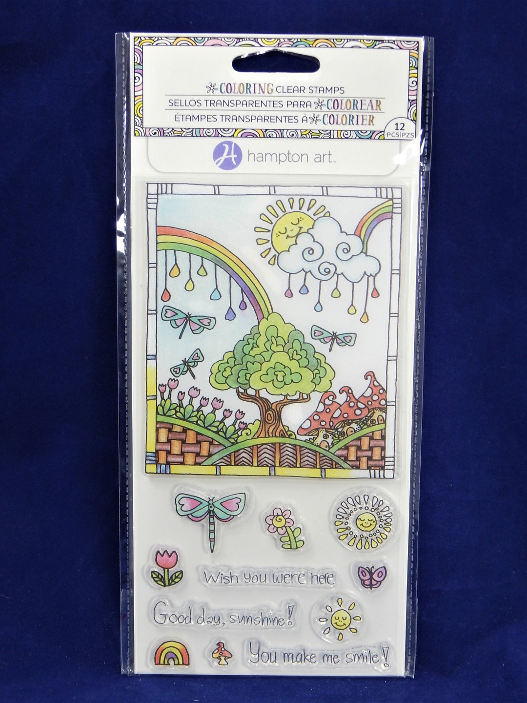 COLORING CLEAR STAMPS, by Hampton Art - Etsy