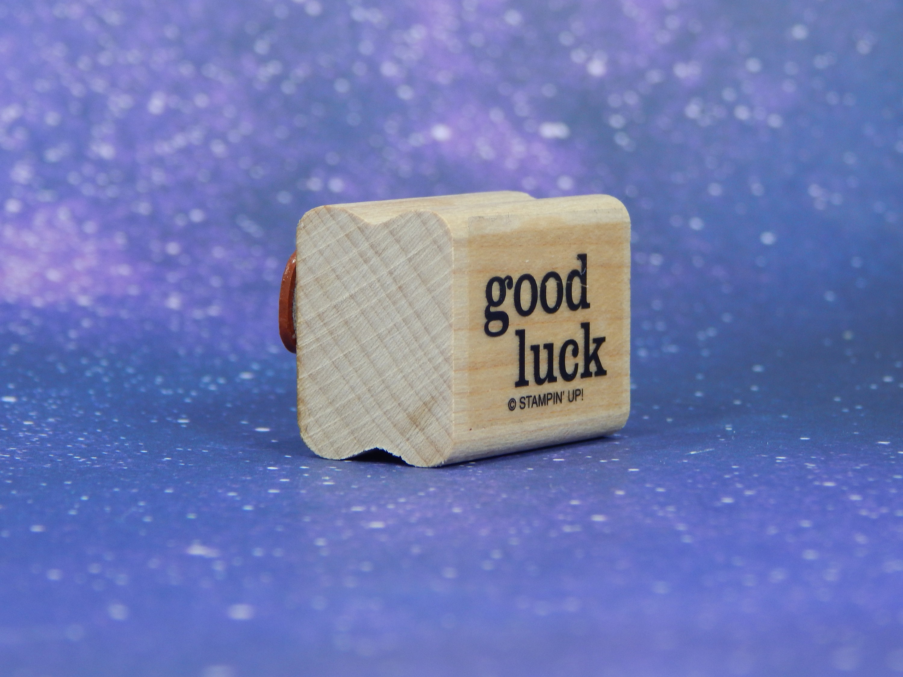 GOOD LUCK, Wood Mounted Rubber Stamp, Stampin' Up! - Etsy