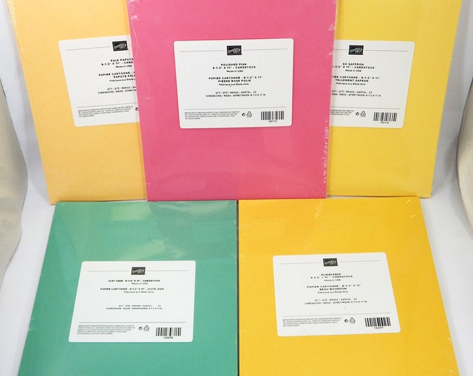 Stampin' Up! CARDSTOCK Paper, Choose ONE, NEW - Etsy