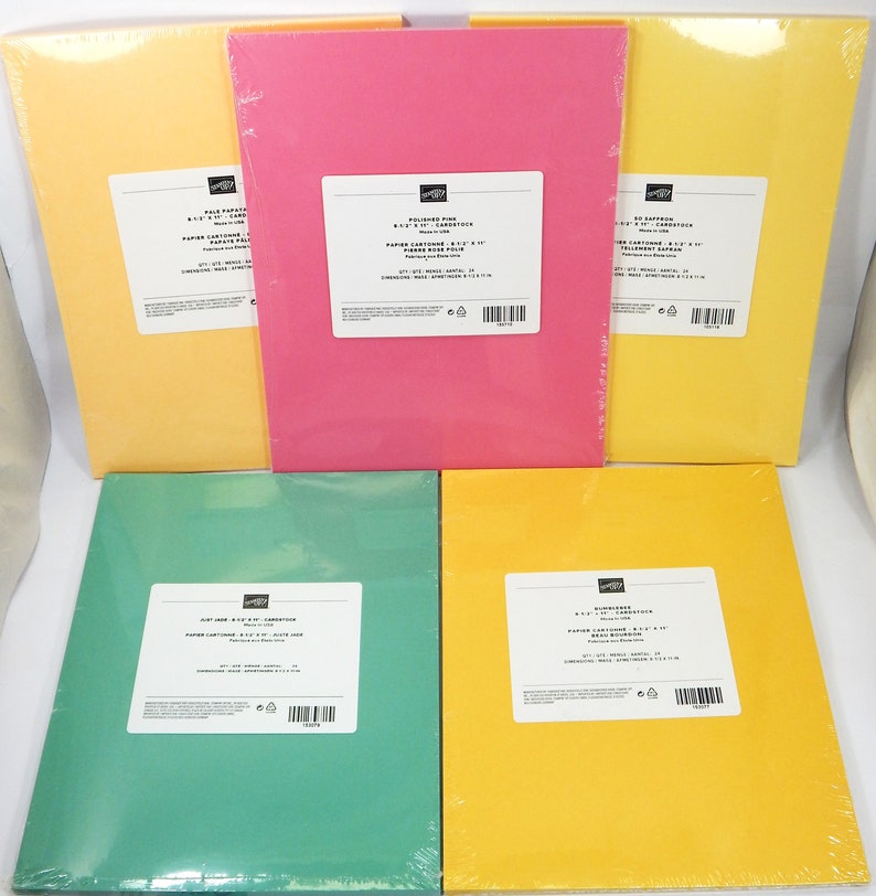Stampin' Up CARDSTOCK Paper, Choose ONE, NEW - Etsy