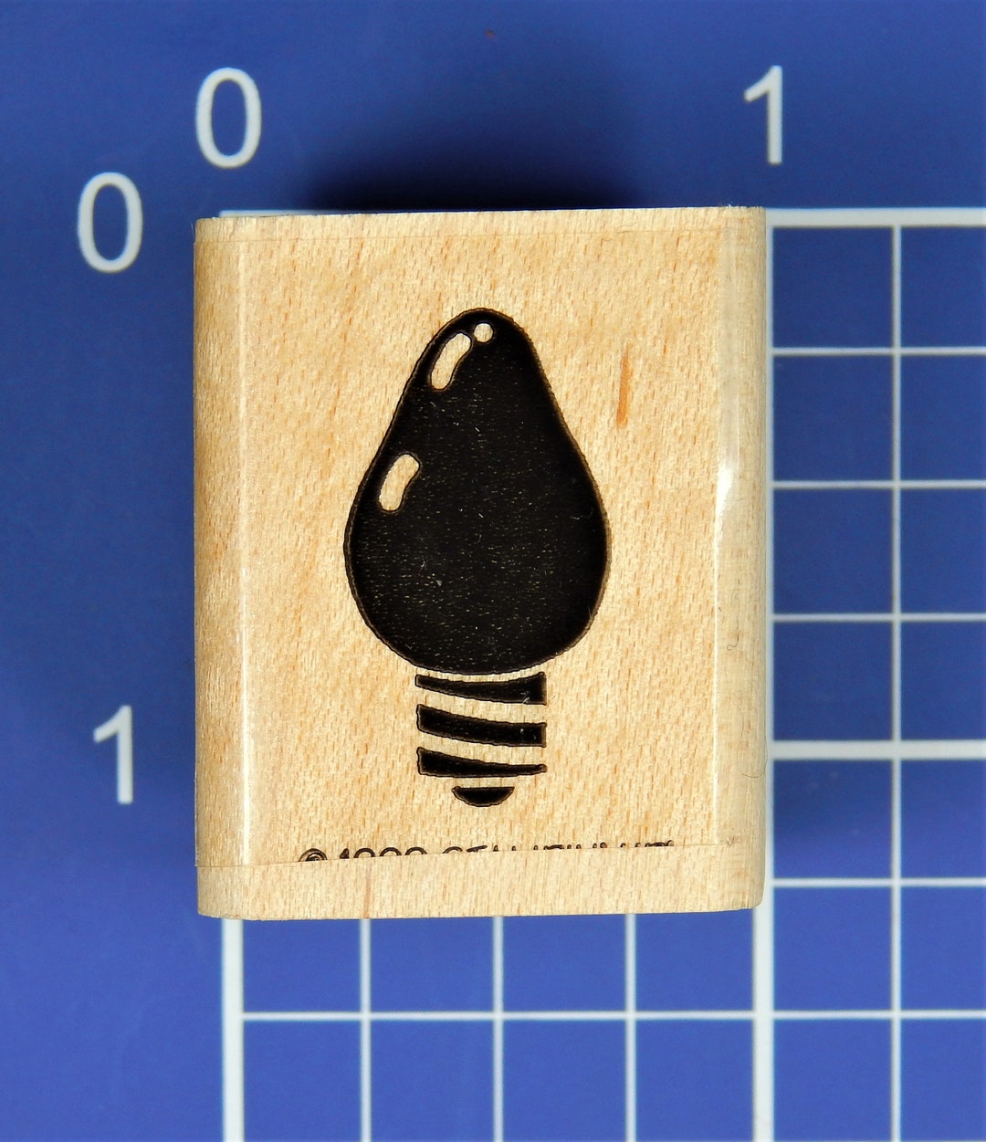 LIGHT BULB, Wood Mounted Rubber Stamp, Stampin' Up - Etsy