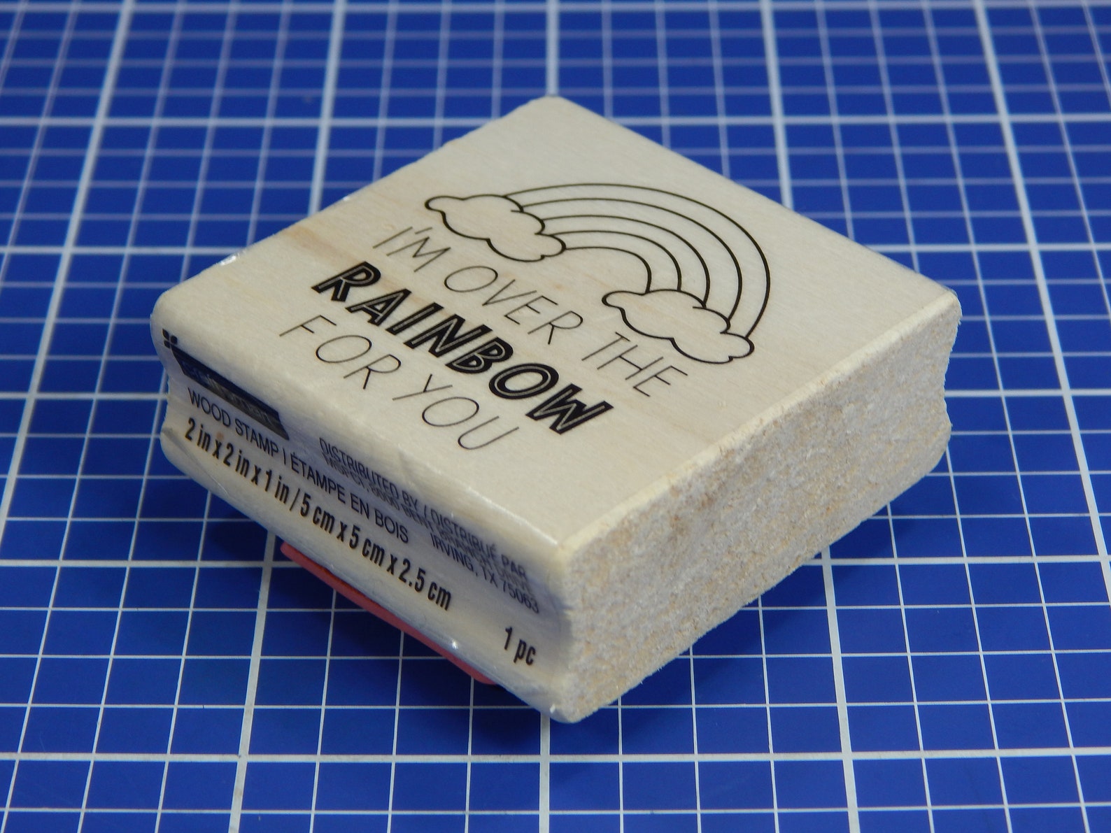 I'm OVER THE RAINBOW ... Rubber Stamp by Craft Smart - Etsy