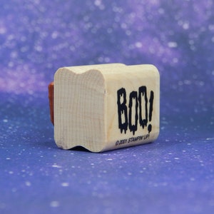 BOO, Wood Mounted Rubber Stamp by Stampin' Up - Etsy
