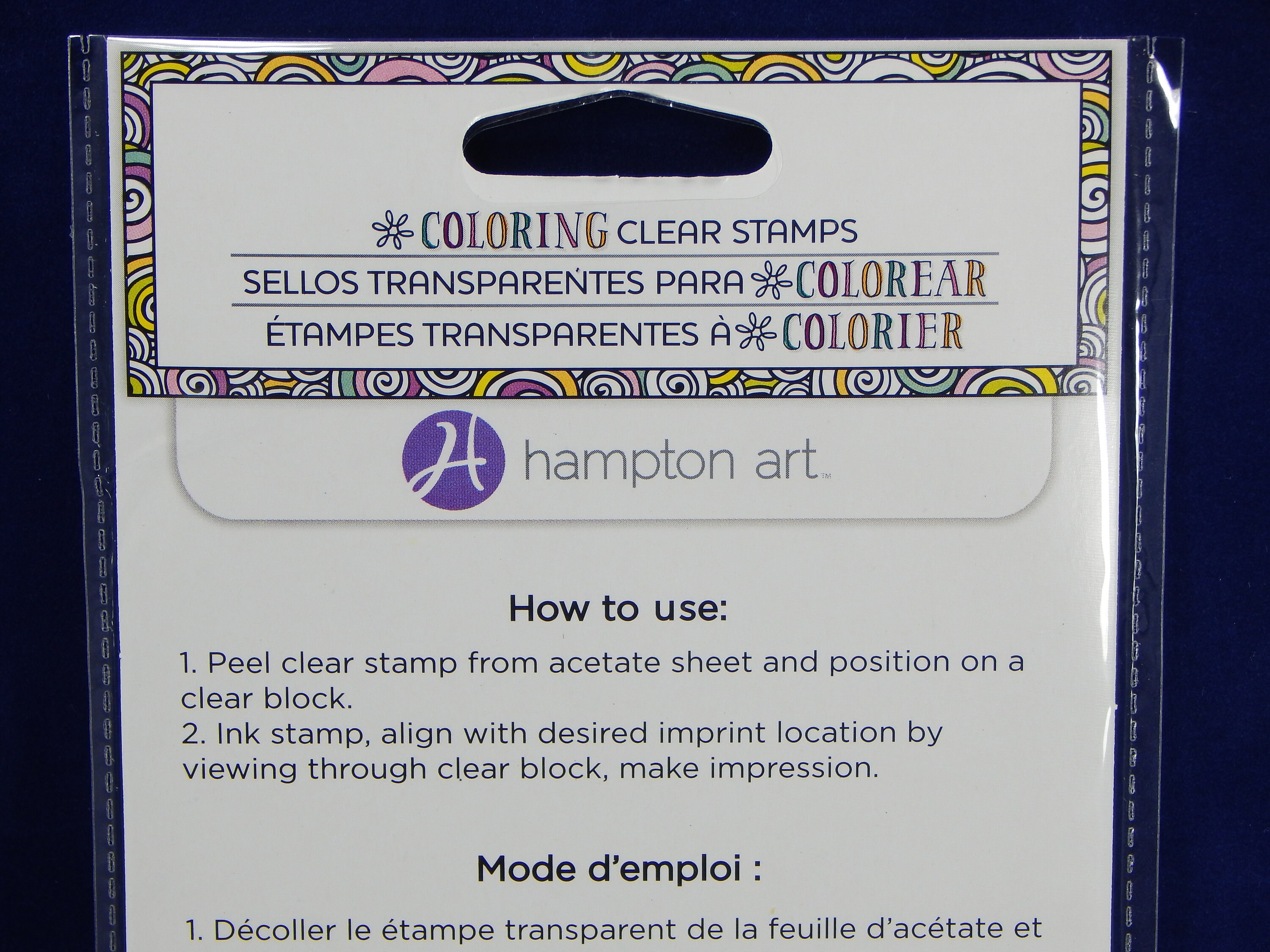 COLORING CLEAR STAMPS, by Hampton Art - Etsy