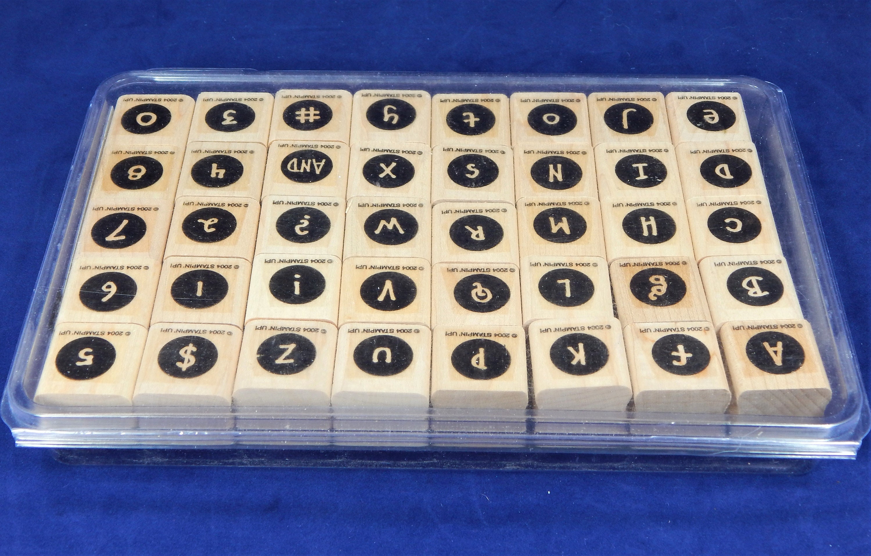 ALPHADOTS and NUMBERS, Rubber Stamps, Stampin' Up! - Etsy