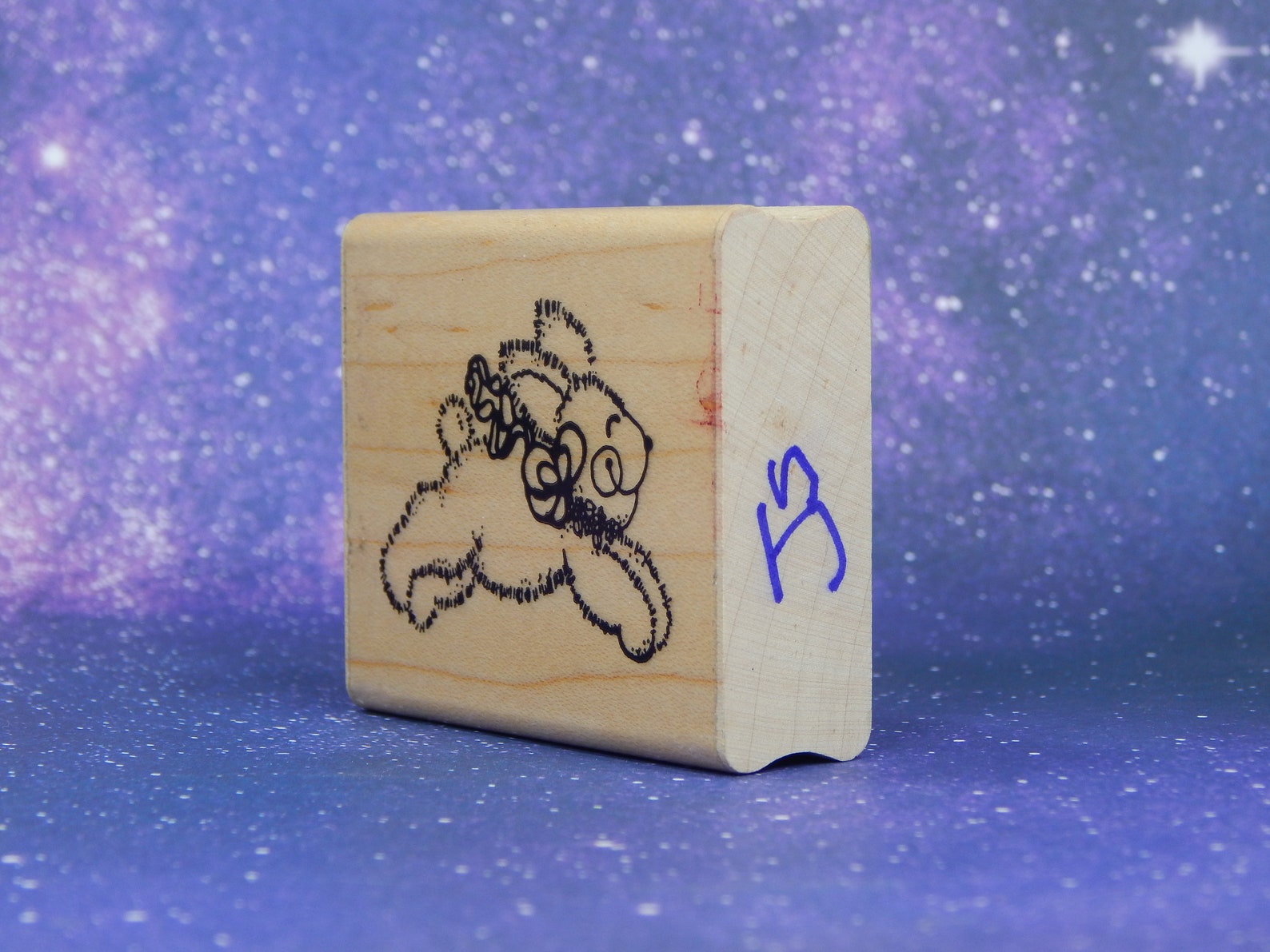 BUNNY RABBIT, Wood Mounted Rubber Stamp by DOTS - Etsy