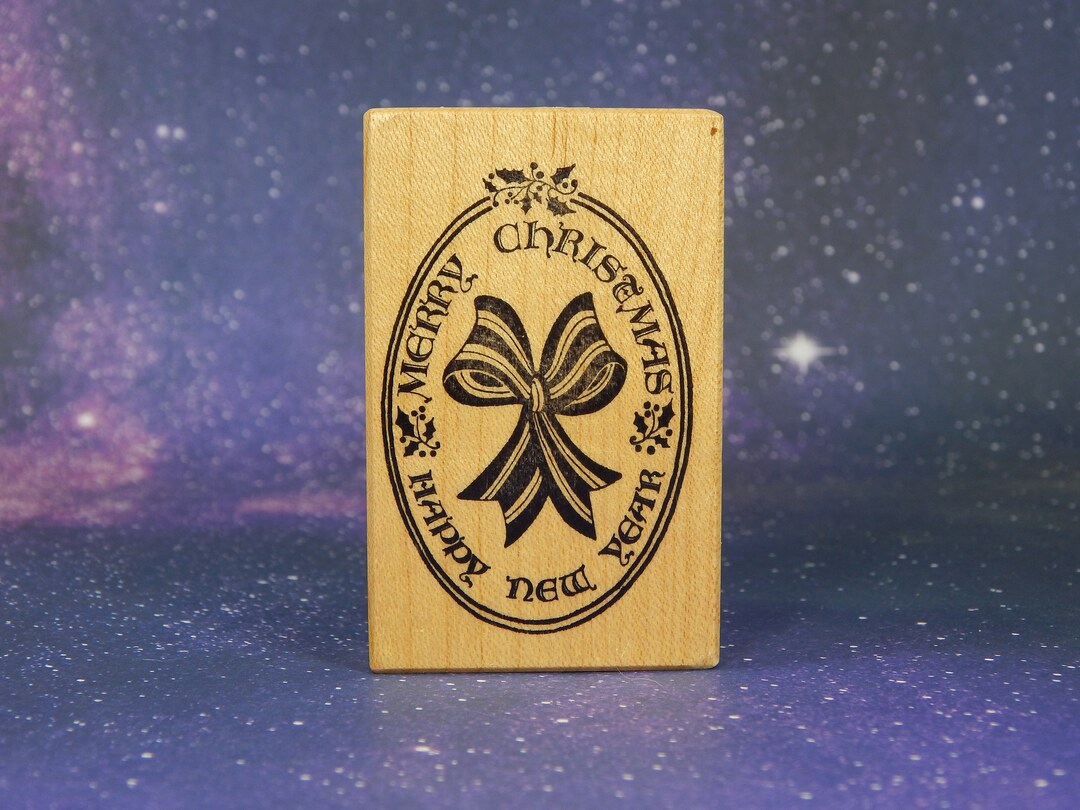 MERRY CHRISTMAS, Happy New Year, PSX Rubber Stamp - Etsy