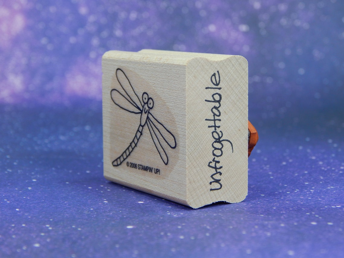 DRAGONFLY, Damselfly, Insect, Rubber Stamp, Stampin' Up! - Etsy
