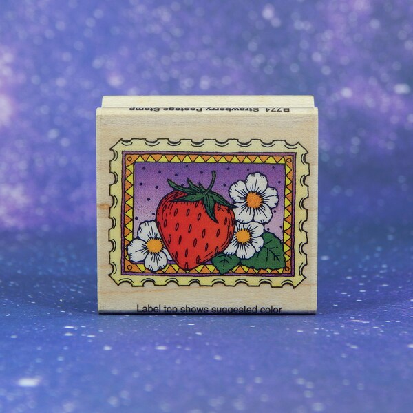 Strawberry Stamp - Etsy