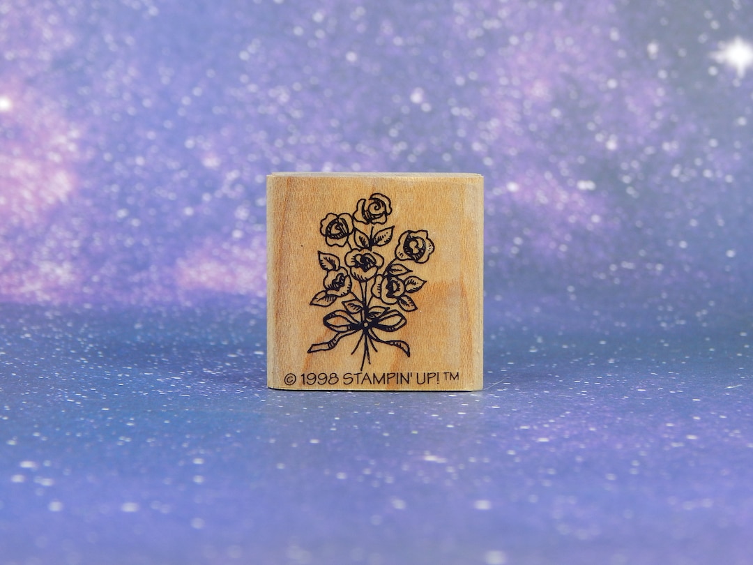 BOUQUET ROSES, Mounted Rubber Stamp, Stampin' Up! - Etsy