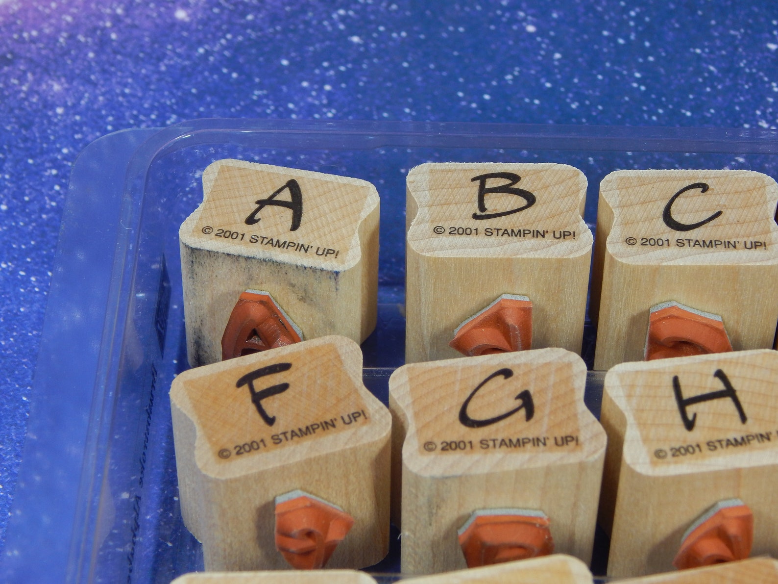 BRUSHSTROKE ALPHABET Rubber Stamp Set Stampin' Up - Etsy