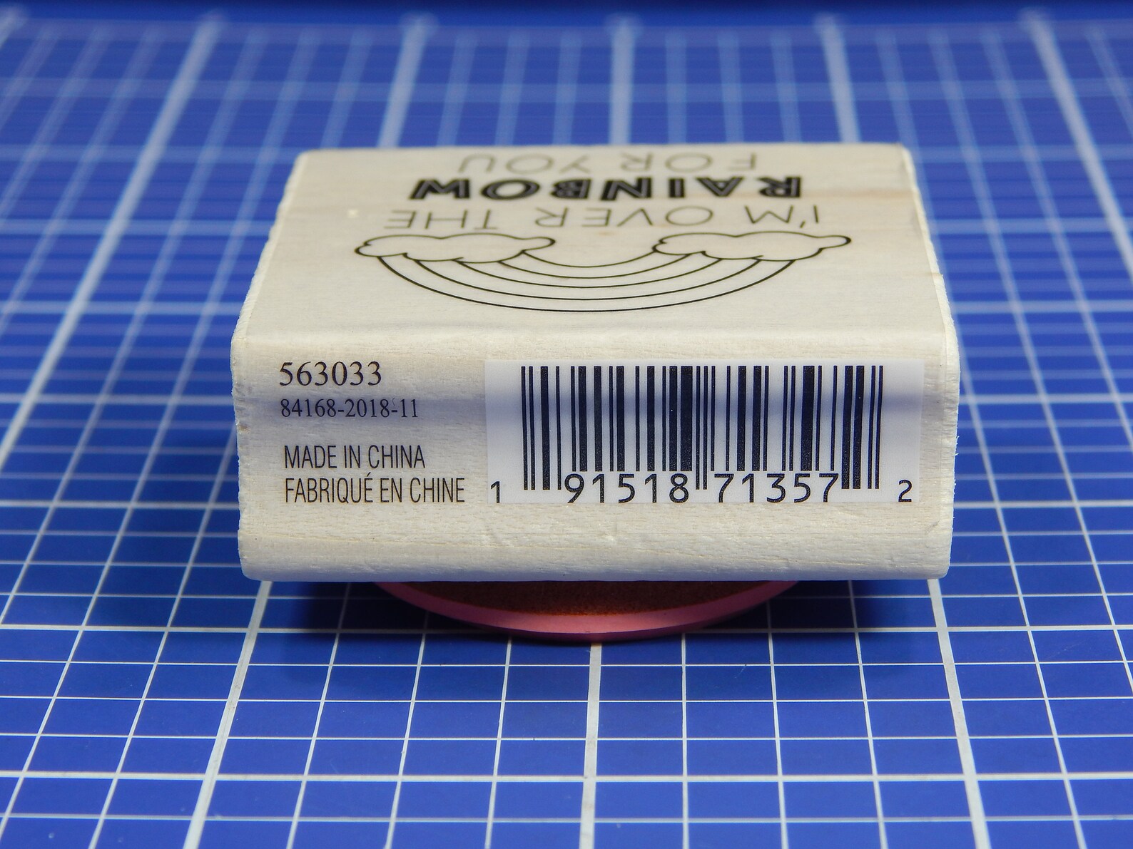 I'm OVER THE RAINBOW ... Rubber Stamp by Craft Smart - Etsy