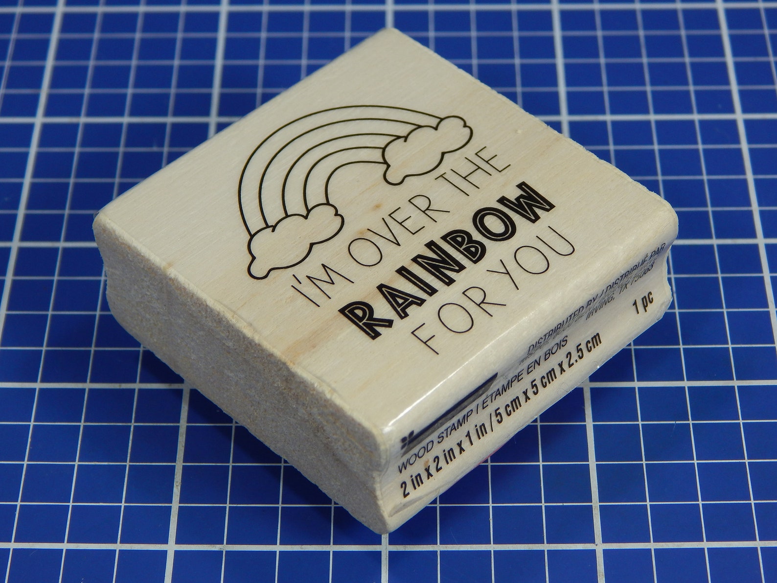 I'm OVER THE RAINBOW ... Rubber Stamp by Craft Smart - Etsy