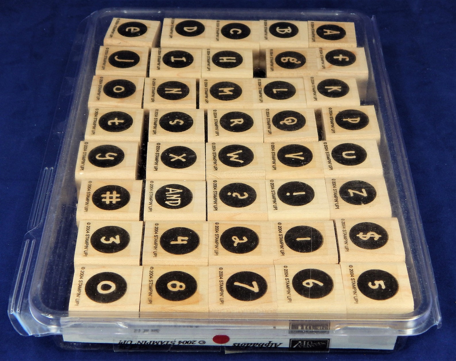 ALPHADOTS and NUMBERS, Rubber Stamps, Stampin' Up - Etsy