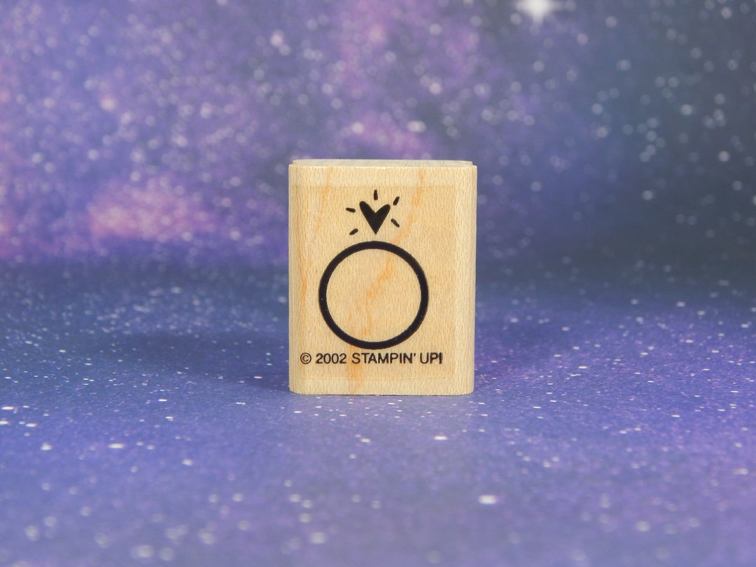 ENGAGEMENT RING, Mounted Rubber Stamp, Stampin' Up! - Etsy