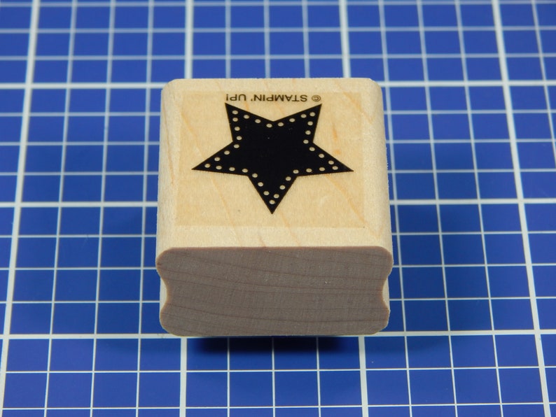 STAR With DOTS, Mounted Rubber Stamp, Stampin' Up! - Etsy