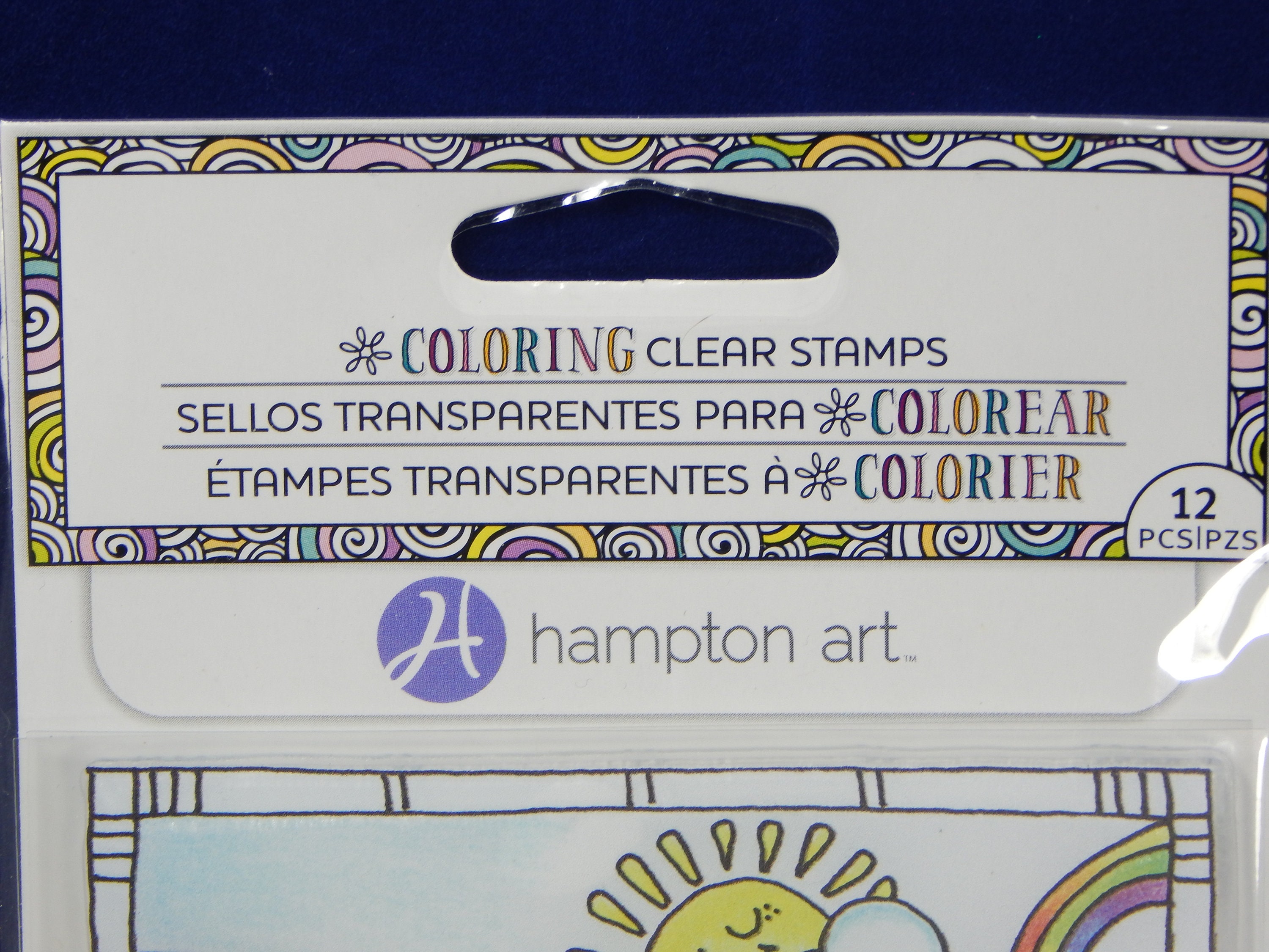 COLORING CLEAR STAMPS, by Hampton Art - Etsy