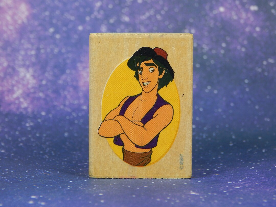 ALADDIN, Wood Mounted Rubber Stamp, Melissa & Doug - Etsy
