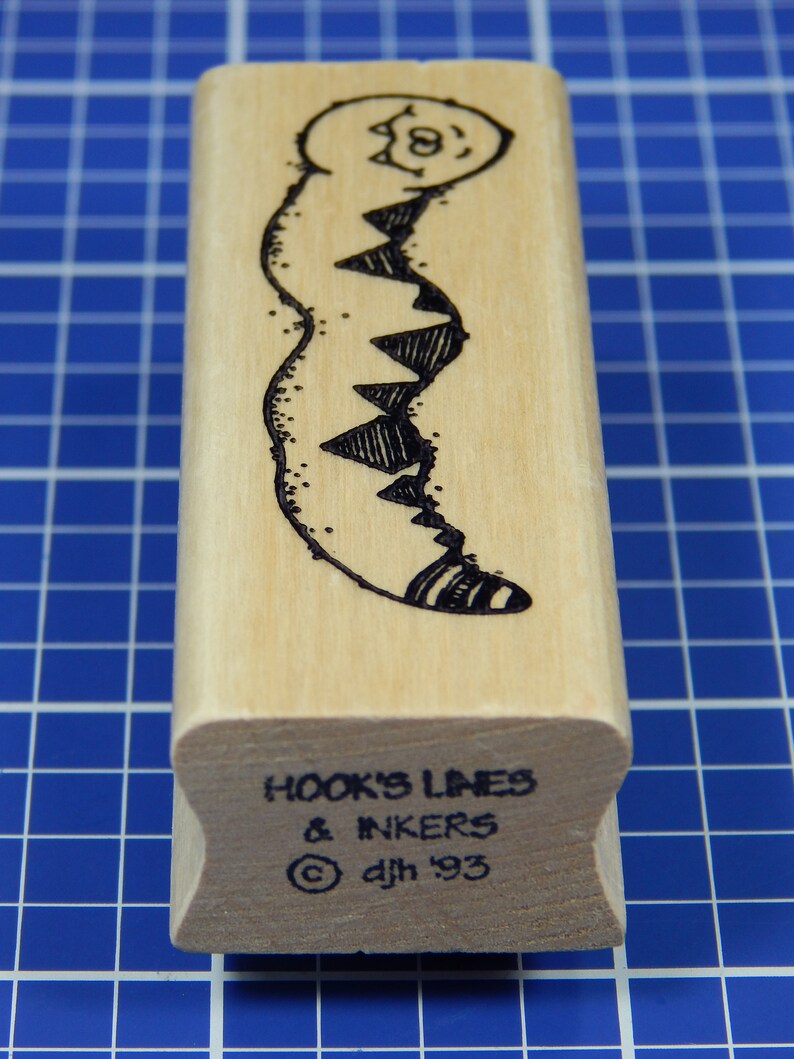 RATTLESNAKE, Mounted Rubber Stamp, Hook's Lines Inkers - Etsy