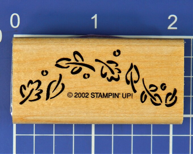 Fall LEAVES, Wood Mounted Rubber Stamp, Stampin' Up! - Etsy