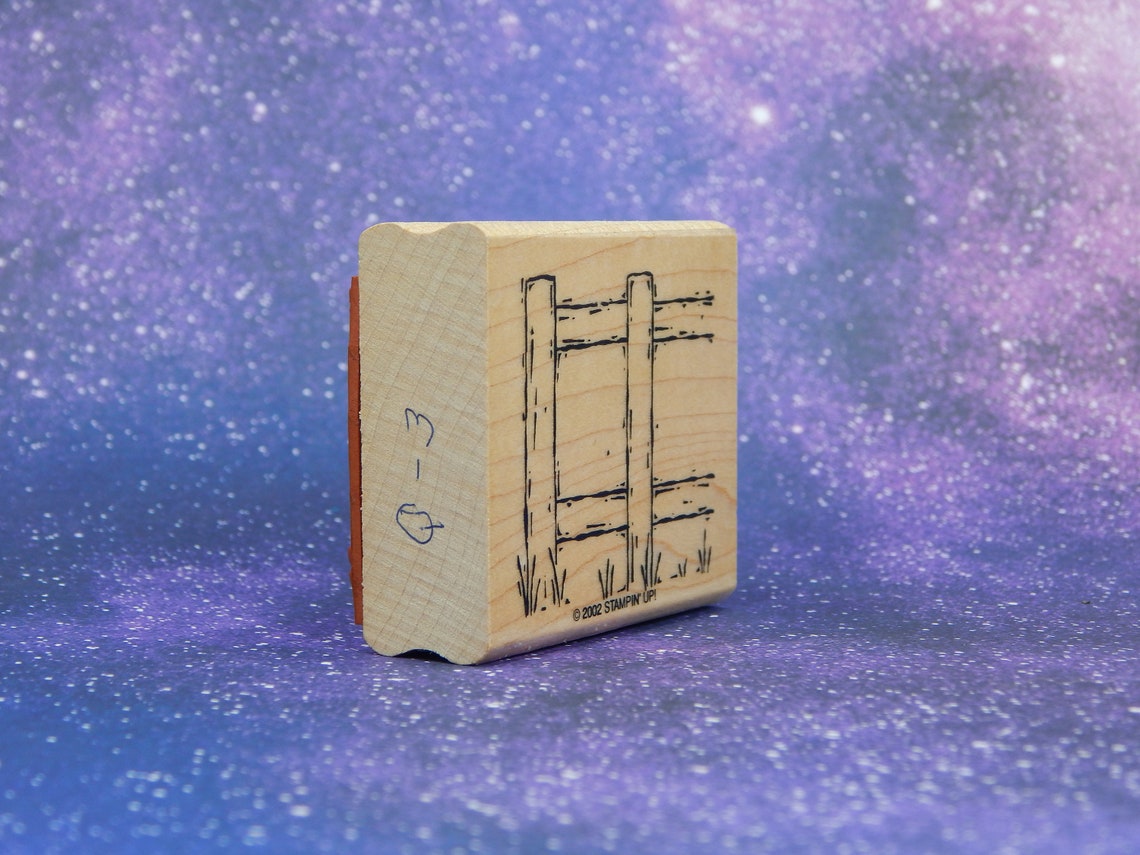 FENCE POSTS, Wood Mounted Rubber Stamp, Stampin' Up! - Etsy