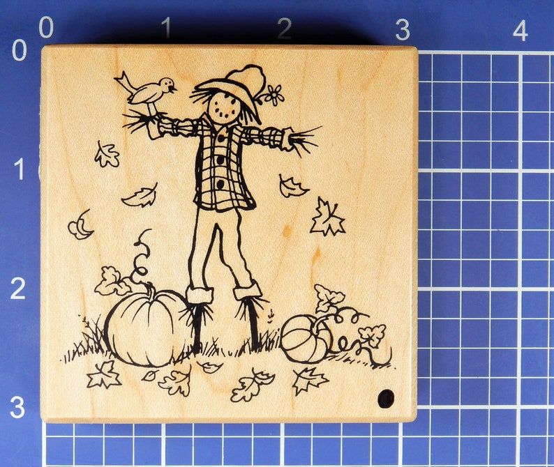 SCARECROW Wood Mounted Rubber Stamp by PSX G-3315 - Etsy