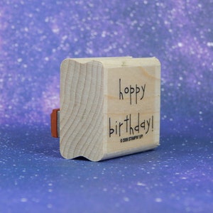 HOPPY BIRTHDAY, Mounted Rubber Stamp, Stampin' Up - Etsy