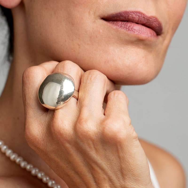 Chunky Silver Jewelry - Etsy