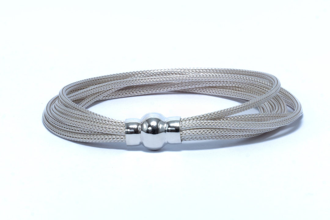 Layered Bracelet Silver, Bracelet Stack Silver, Multi Chain Layered ...