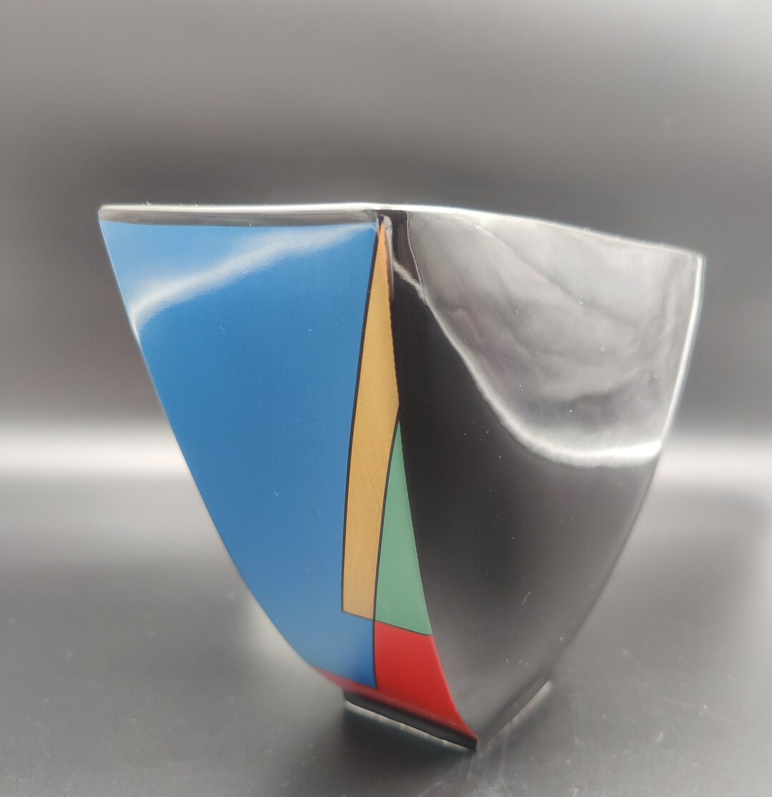 Art Deco - Memphis - Styled Vase - Etsy