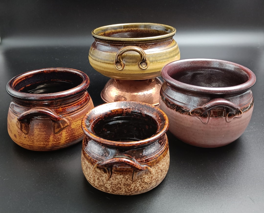 A Very Nice Vintage Pottery Collection of Four From Finlands Islands ...