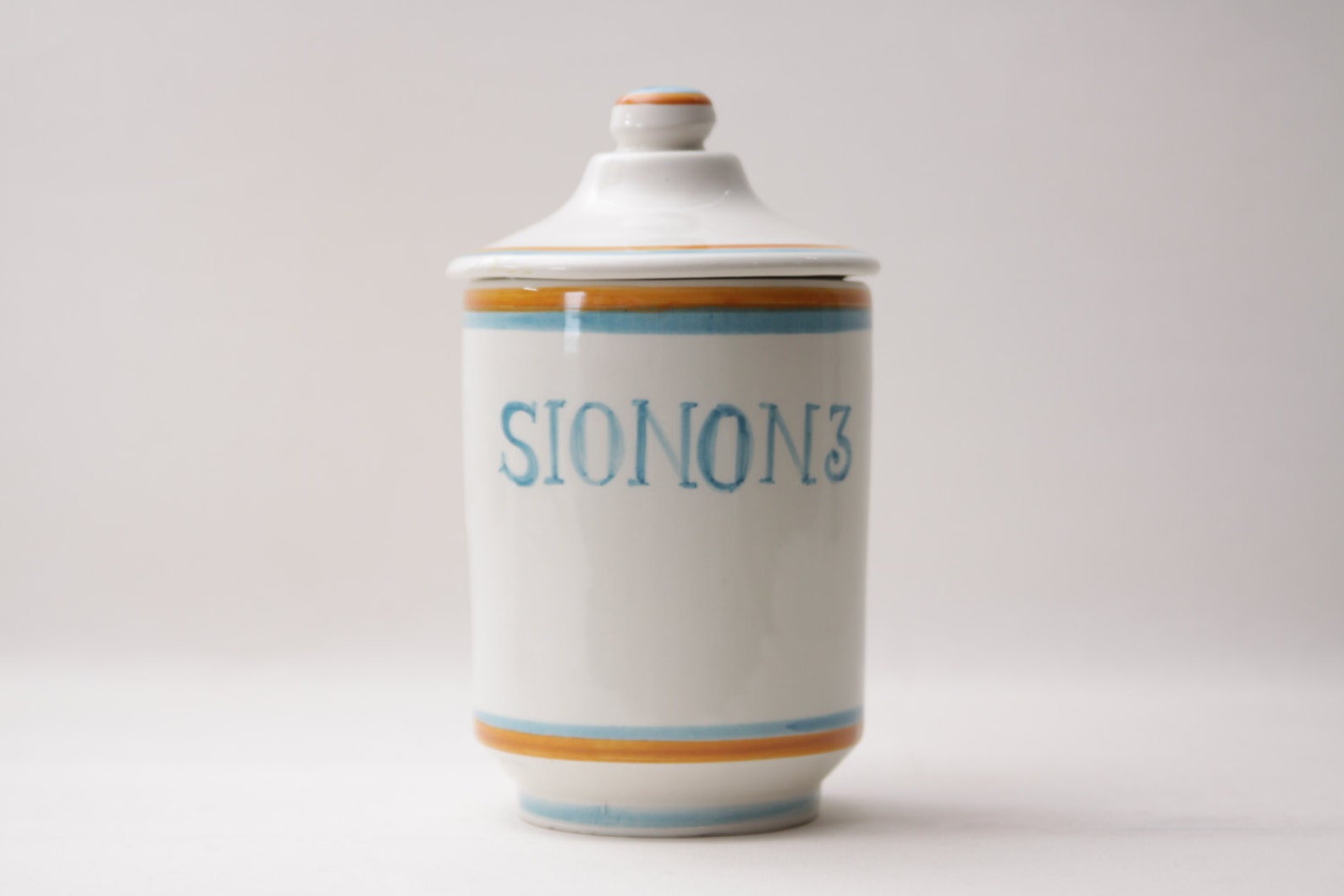 Vintage Italian Pharmacy Pottery Jar Hand Decorated - Deruta - Etsy