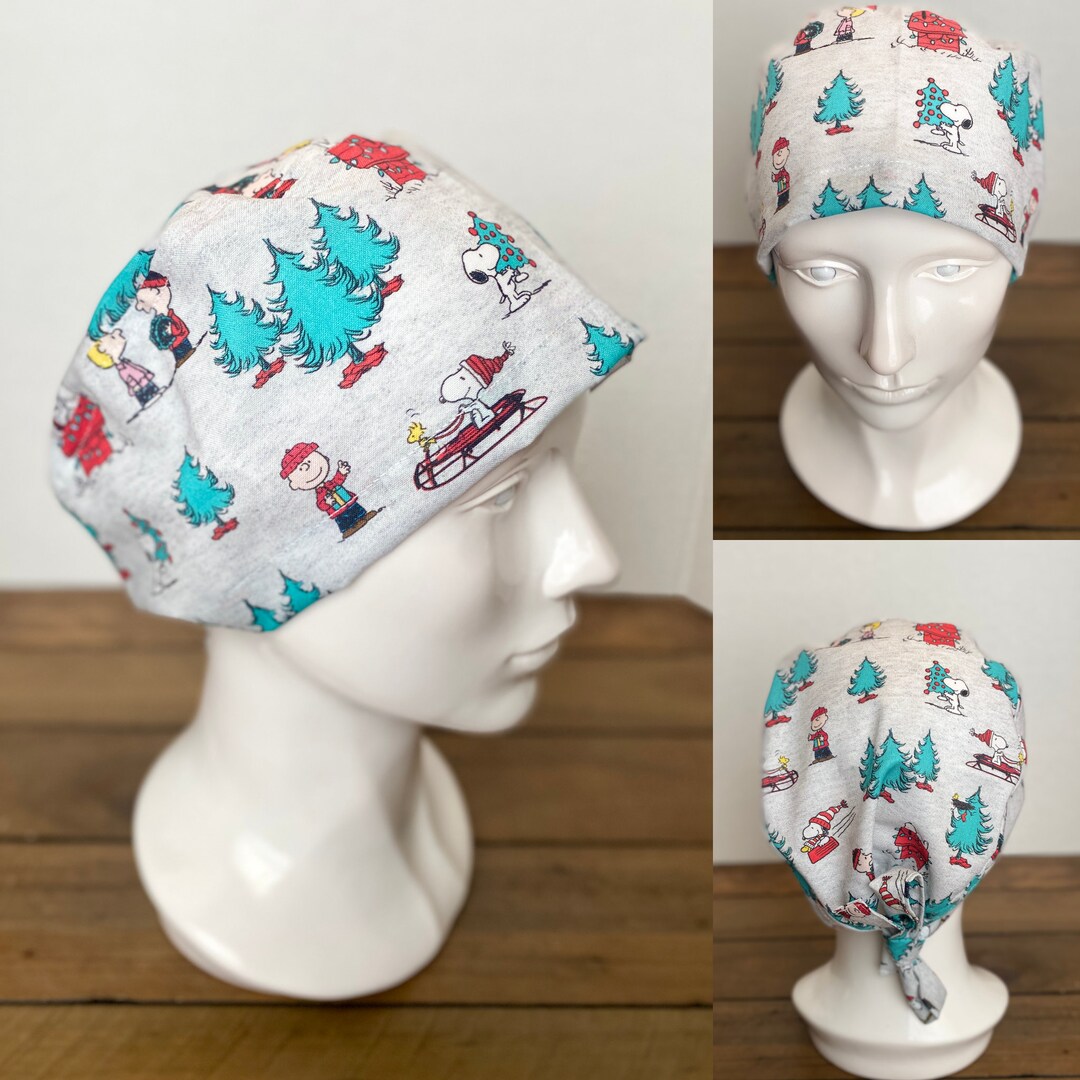 Holidays Fall Winter Halloween Peanuts Snoopy Cotton Scrub Cap ...