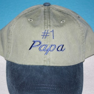 Papa Baseball Hat - Gift for Papa - Baby Announcement Gift - Grandpa ...