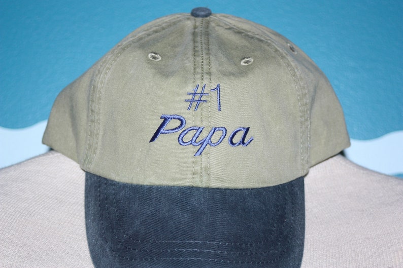 Papa Baseball Hat - Gift for Papa - Baby Announcement Gift - Grandpa ...