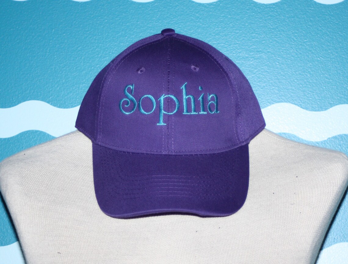 Personalized Youth Embroidered Baseball Hat Custom Ball Cap - Etsy