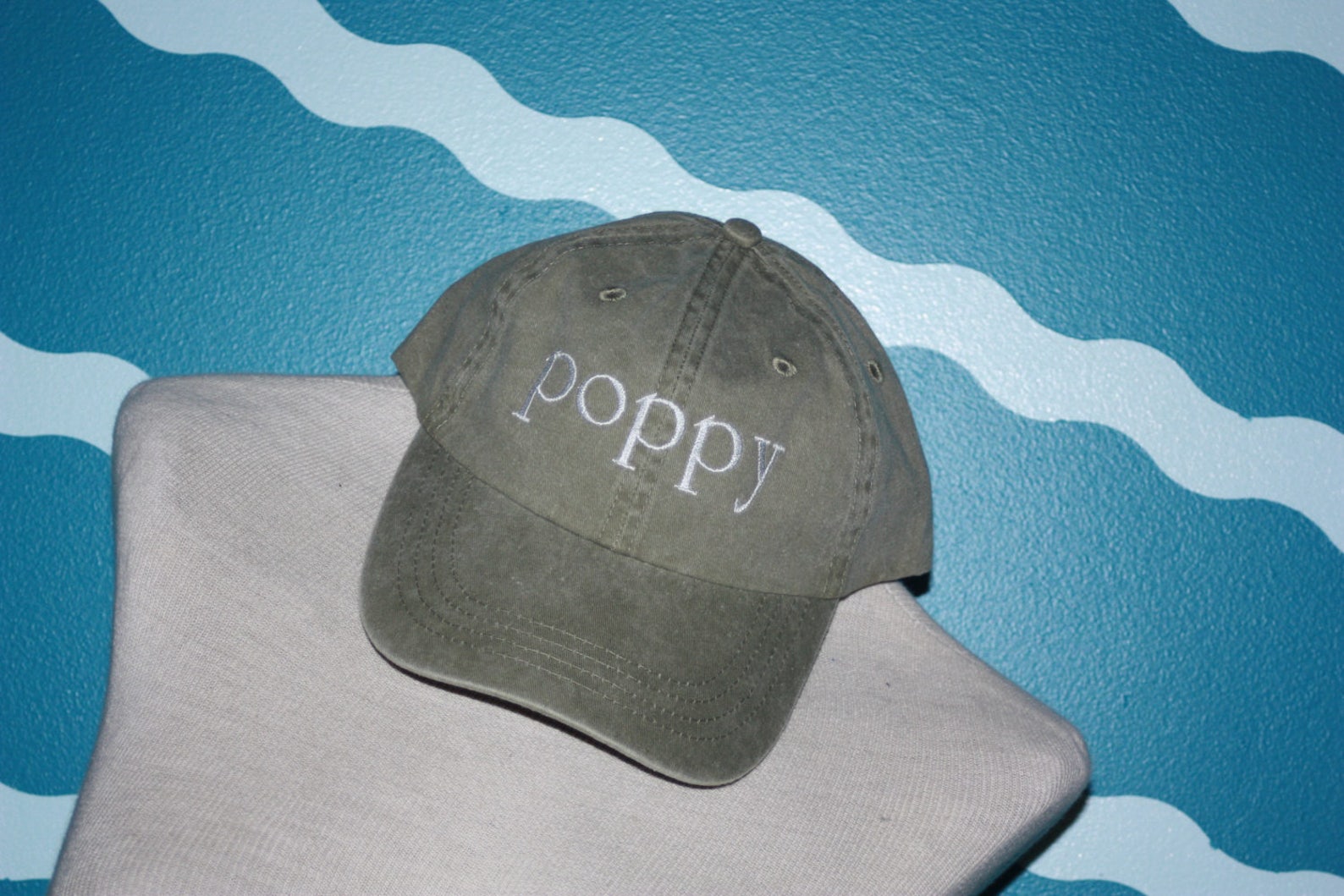 Embroidered Poppy Hat - Custom Poppy Baseball Cap - Embroidered ...