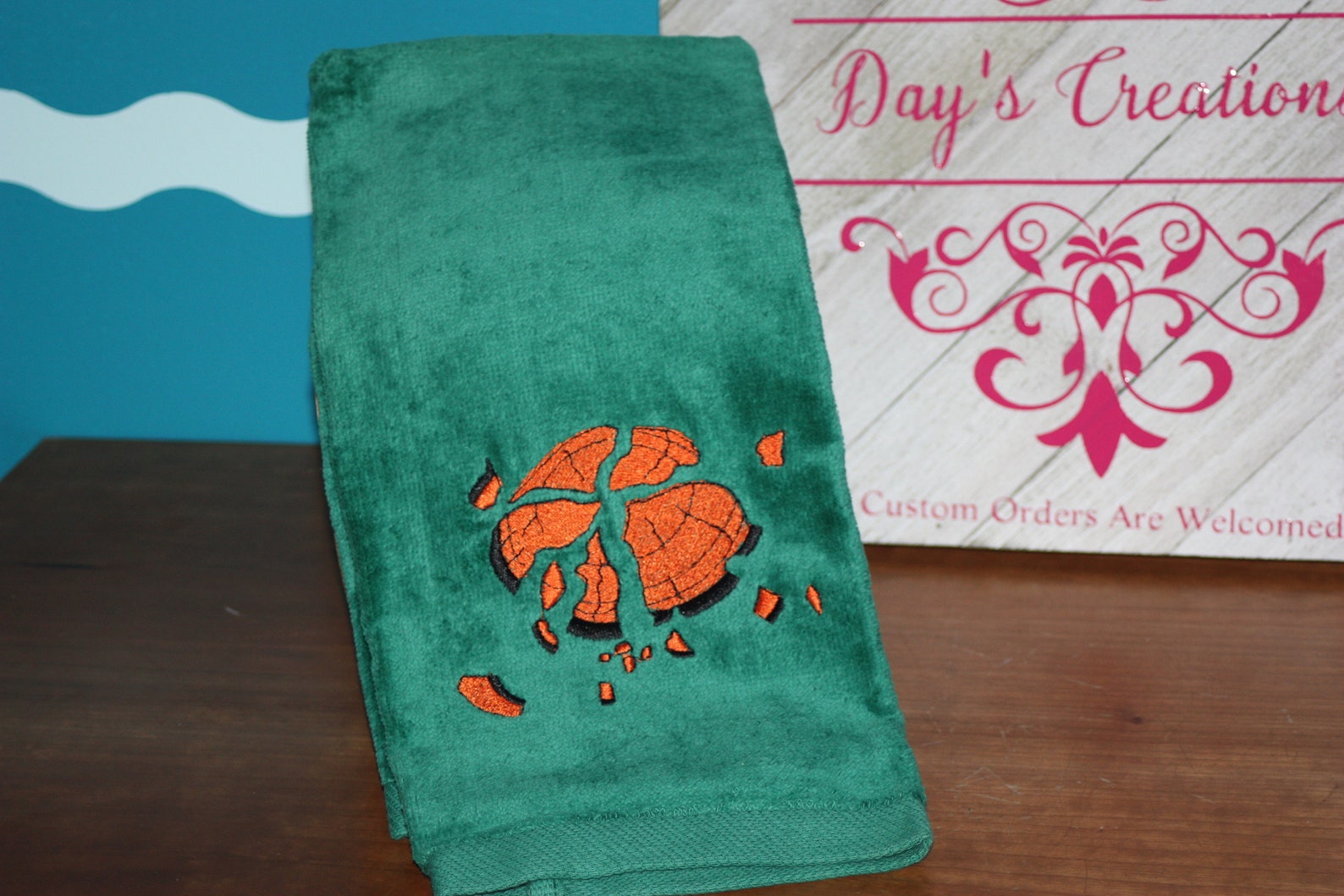Embroidered Skeet Shooter Towel - Father's Day Gift - Personalized ...