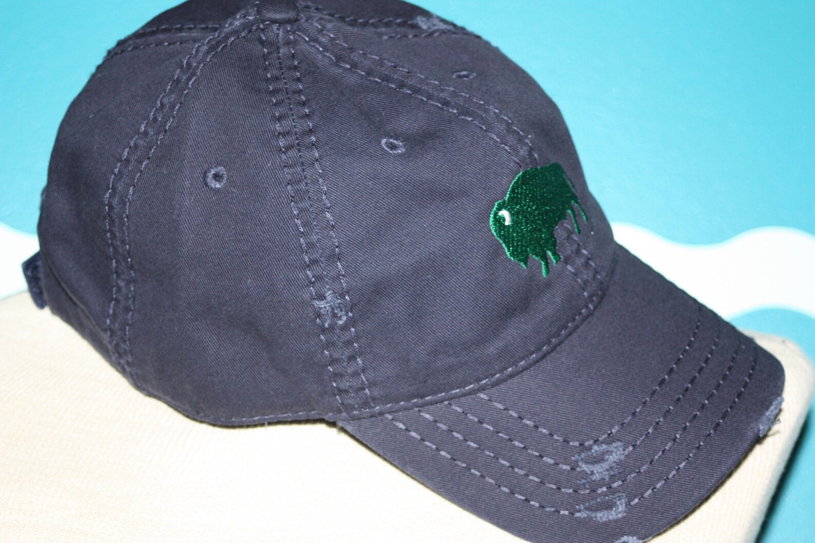 Custom Baseball Cap - Buffalo Embroidered Baseball Cap - Great Custom ...