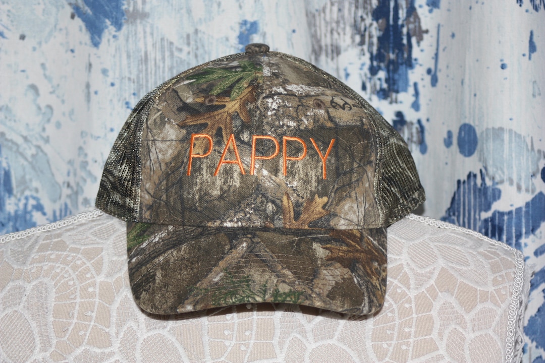 Pappy Baseball Cap - Custom Camo Ball Cap - Custom Gift - Gift for ...
