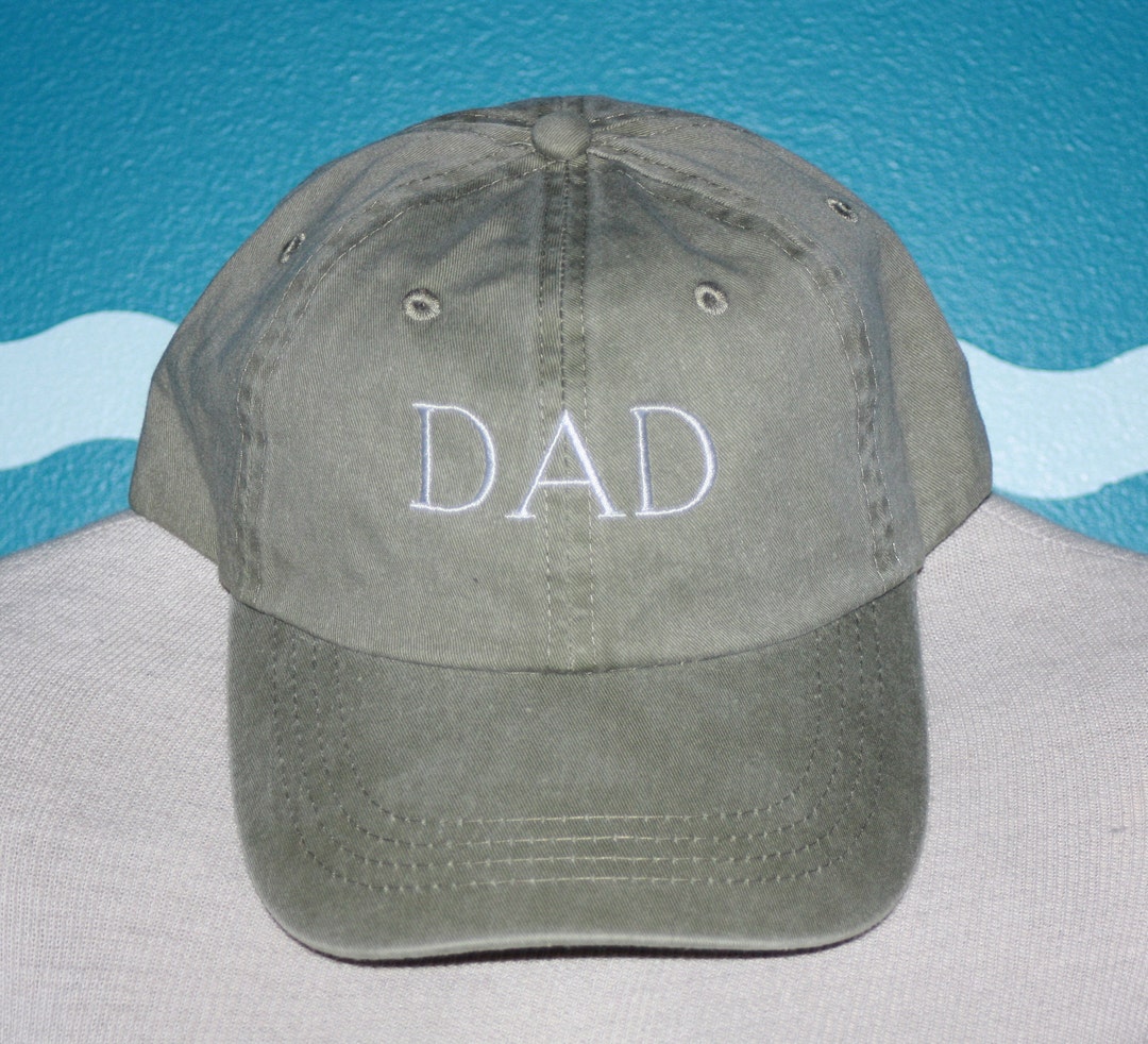 DAD Baseball Cap - Embroidered Ball Cap - All Caps Dad Ball Cap ...