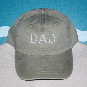 DAD Baseball Cap - Embroidered Ball Cap - All Caps Dad Ball Cap ...