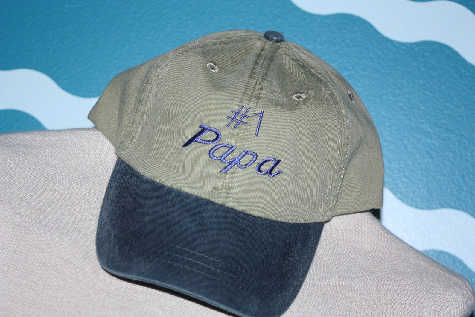 Papa Baseball Hat - Gift for Papa - Baby Announcement Gift - Grandpa ...