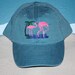 Embroidered Pink Flamingo Baseball Cap Custom Summer Beach Hat Beach ...