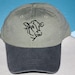 Cow Head Baseball Cap Embroidered Cow Hat Custom Cattle Ball Cap Two ...