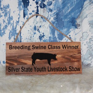 Custom Livestock Award - Livestock Shower - Livestock Gift - Brown ...