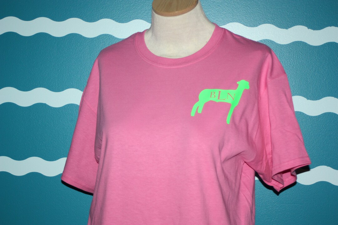 Show Lamb T-shirt - Monogrammed Sheep - Livestock Show Girl Shirt ...