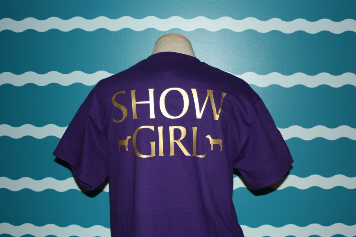 Custom Sheep Shirt - Personalized Sheep Show T-shirt - Show Girl Sheep ...